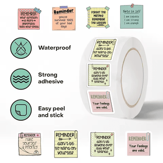 Reminder Stickers (500 pcs/Roll) – With My Love